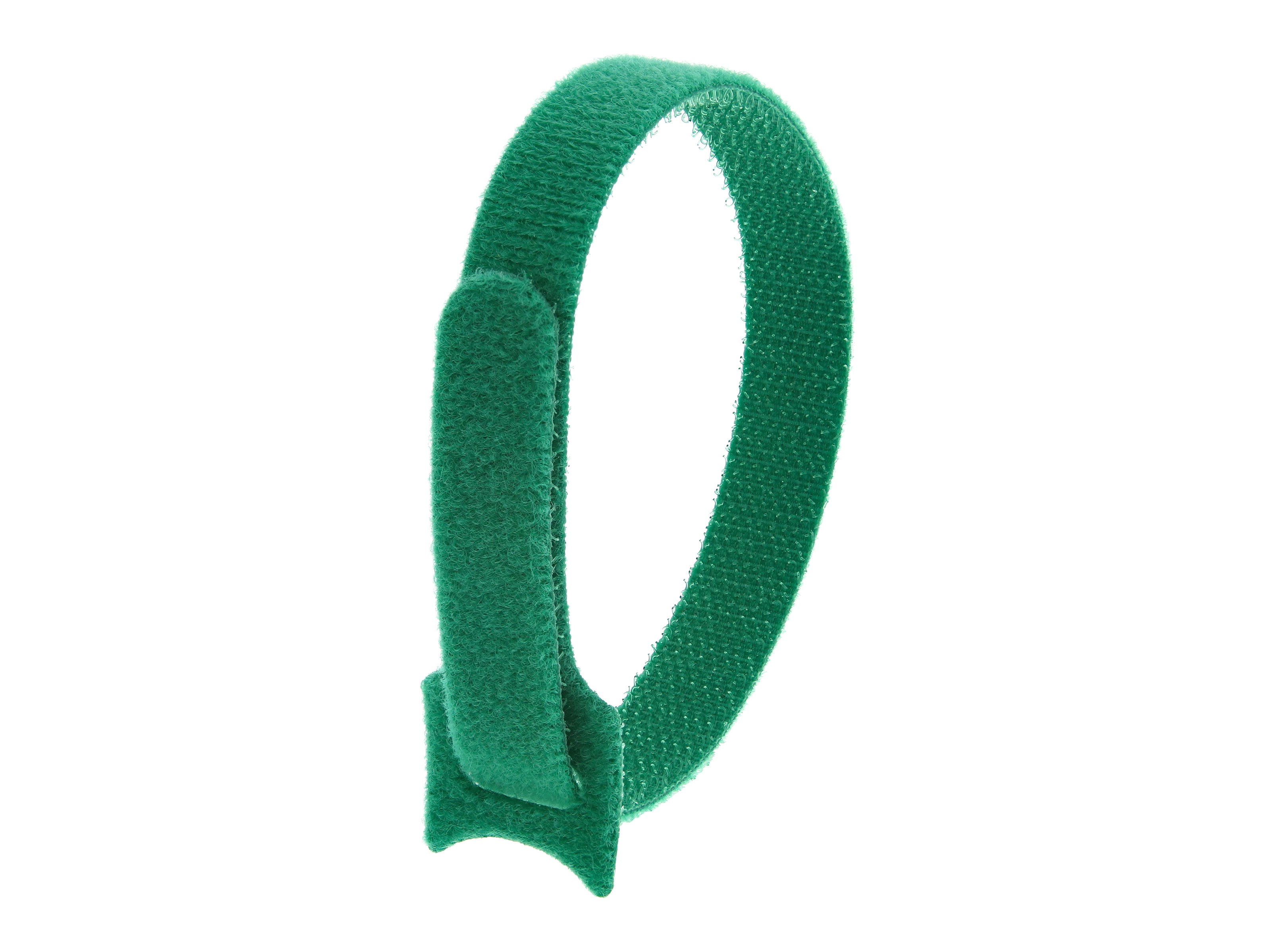 12 Inch Green Reuseable Tie Wrap - 10 Pack - Secure Cable Ties