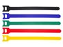 8 Inch Multi-colored Reuseable Tie Wraps - 10 Pack - Secure Cable Ties